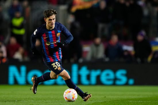 Gavi Central Midfield Barcelona Spain Runs Editorial Stock Photo ...