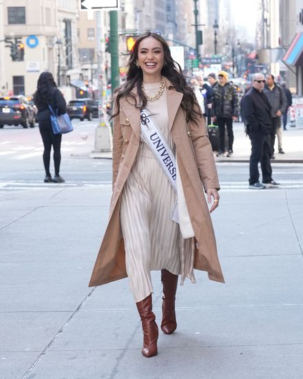 Miss Universe Rbonney Gabriel Seen Out Editorial Stock Photo - Stock ...