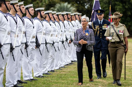 Australian Defence Force Members Take Part Editorial Stock Photo ...