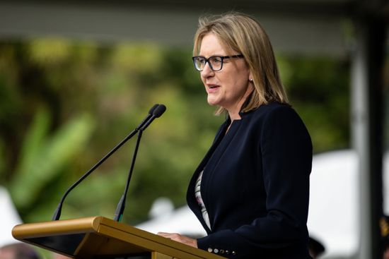 Acting Premier Victoria Jacinta Allan Speaks Editorial Stock Photo ...