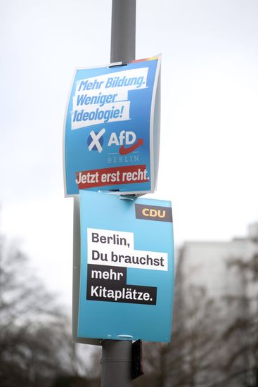 February Berlin Geposter Cdu Party Slogan Editorial Stock Photo - Stock ...