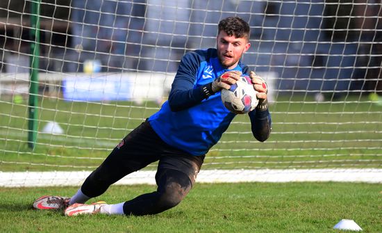 Harry Lee Goalkeeper Exeter City During Editorial Stock Photo - Stock ...