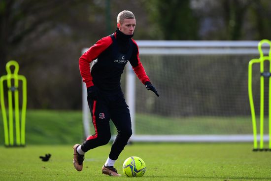 Jay Stansfield Exeter City During Training Editorial Stock Photo ...