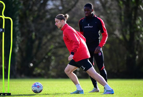 Alex Hartridge Exeter City During Training Editorial Stock Photo ...