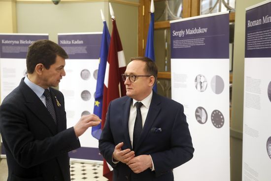 Ambassador Ukraine Latvia Olexandr Mischenko L Editorial Stock Photo - Stock Image | Shutterstock