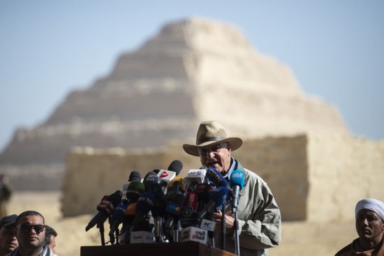 Dr Zahi Hawas Egyptian Archaeologist Egyptologist Editorial Stock Photo ...