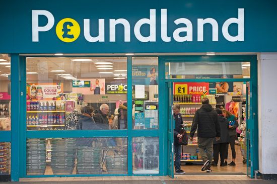 Poundland Store Orpington South East London Editorial Stock Photo ...