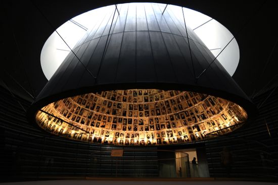 Vistors Look Exhibitions Yad Vashem Holocaust Editorial Stock Photo ...