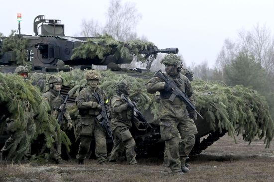 Soldiers Logistics Battalion 171 Armored Infantry Editorial Stock Photo ...