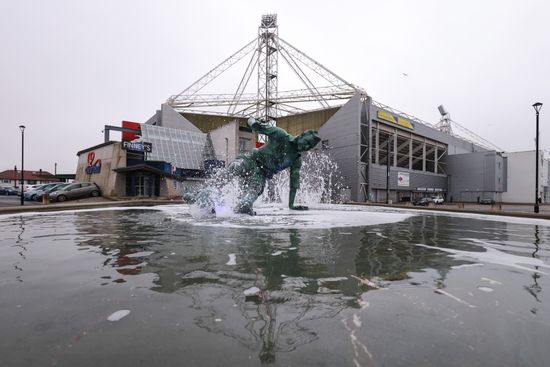 Statue Sir Tom Finney Seen Against Editorial Stock Photo - Stock Image ...