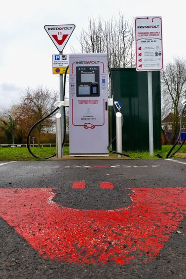 Electric Instavolt Charging Point Emmer Green Editorial Stock Photo - Stock Image | Shutterstock