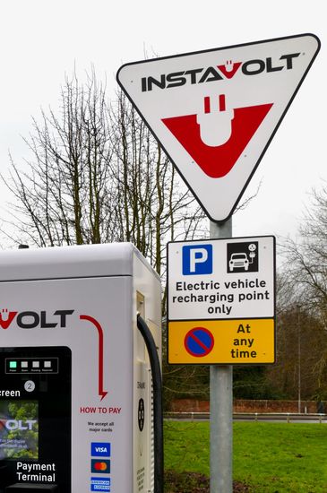 Electric Instavolt Charging Point Emmer Green Editorial Stock Photo - Stock Image | Shutterstock