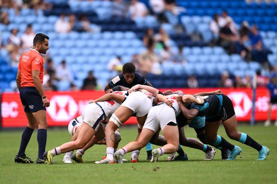 Scrum Packs During Hsbc Sydney Sevens Editorial Stock Photo - Stock ...