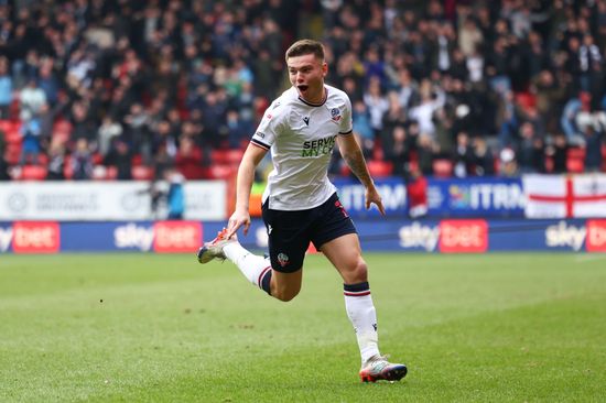 Aaron Morley Bolton Wanderers Celebrates After Editorial Stock Photo ...