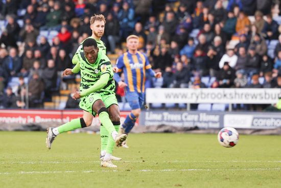 Jordan Garrick Forest Green Rovers Shots Editorial Stock Photo - Stock ...