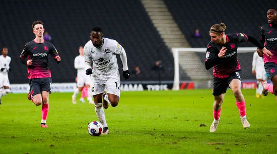 Jonathan Leko Mk Dons Alex Hartridge Editorial Stock Photo - Stock ...