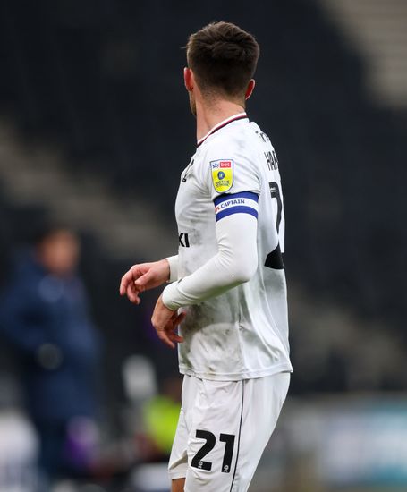 Daniel Harvie Mk Dons Wearing Efl Editorial Stock Photo - Stock Image ...