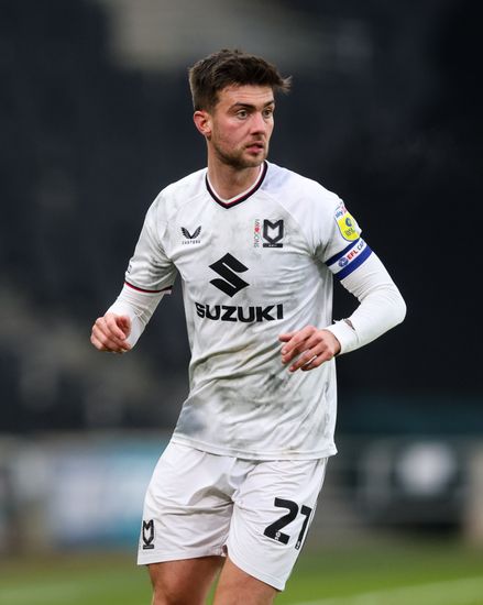 Daniel Harvie Mk Dons Wearing Efl Editorial Stock Photo - Stock Image ...