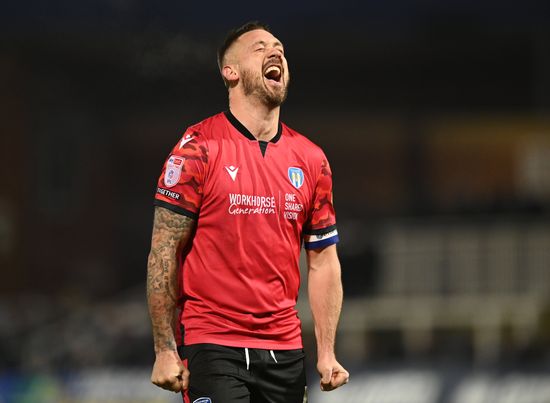 Luke Chambers Colchester United Applauds Fans Editorial Stock Photo ...