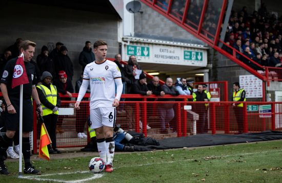 Elliot Watt Salford City Takes Corner Editorial Stock Photo - Stock ...