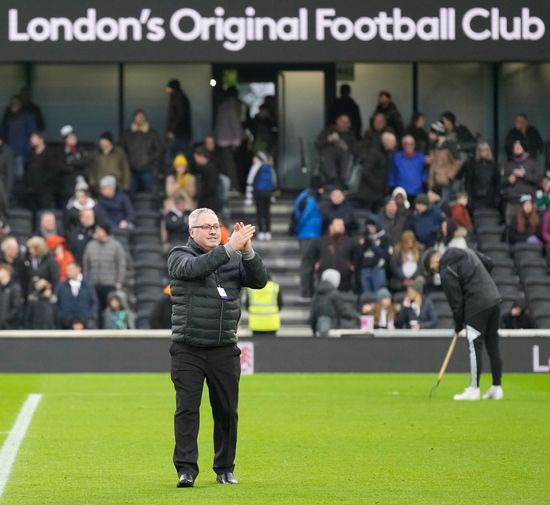 Forever Fulham Presentation Gary Elkins Half Editorial Stock Photo ...