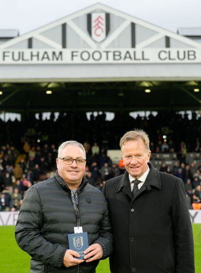 Forever Fulham Presentation Gary Elkins Half Editorial Stock Photo ...