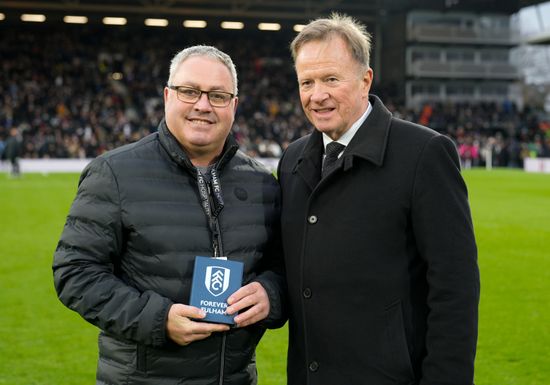 Forever Fulham Presentation Gary Elkins Half Editorial Stock Photo ...