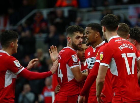 Chuba Akpom Celebrates Scoring Boros First Editorial Stock Photo ...