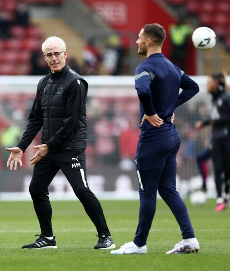 Blackpool Manager Mick Mccarthy During Warm Editorial Stock Photo ...