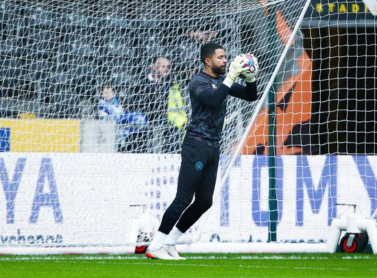 Qpr Goalkeeper Jordan Archer Warms Ahead Editorial Stock Photo - Stock ...