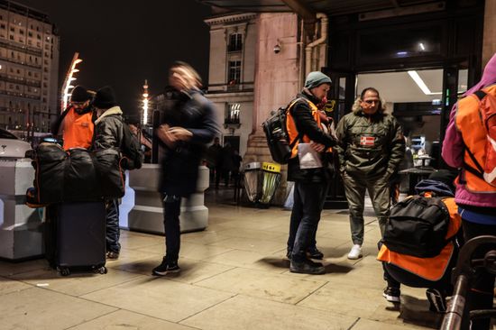Avolunteer Interviews Homeless People During Solidarity Editorial Stock ...