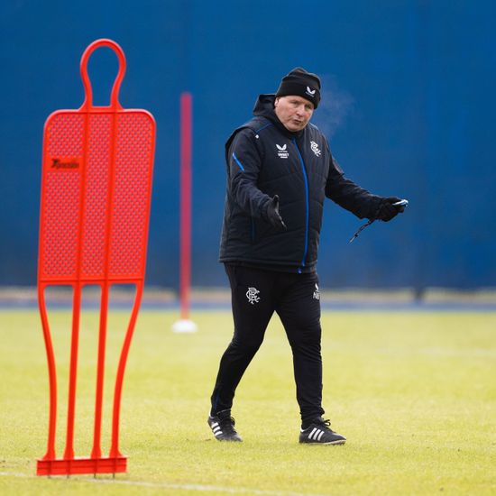 Neil Banfield During Training Rangers Training Editorial Stock Photo ...