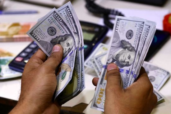 Foreign Currency Dealer Counts Us Dollars Editorial Stock Photo - Stock ...