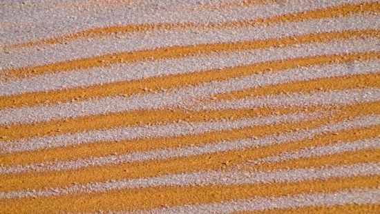 Ice Streaks Snow Covering Sand Small Editorial Stock Photo - Stock ...