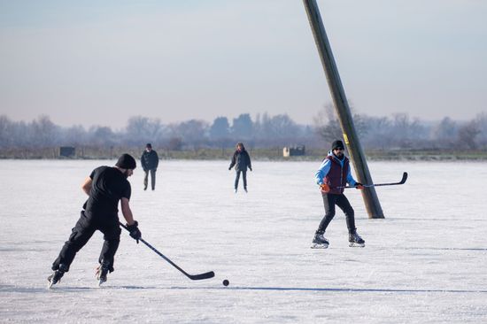 People Skating Playing Ice Hockey On Editorial Stock Photo - Stock ...