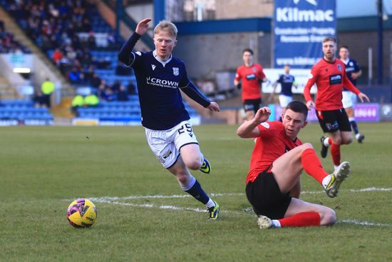 Lyall Cameron Dundee Goes Past Calum Editorial Stock Photo - Stock ...