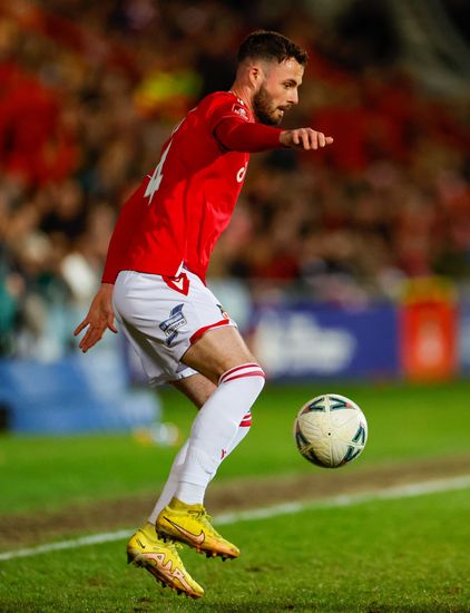 Anthony Forde Wrexham Afc Conjtrols Ball Editorial Stock Photo - Stock ...