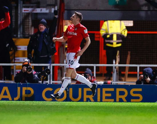 Paul Mullin Wrexham Afc Jumps Celebration Editorial Stock Photo - Stock ...