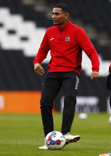 Exeter City Player Demetri Mitchell During Editorial Stock Photo ...