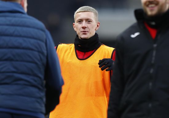 Exeter City Player Jay Stansfield Warms Editorial Stock Photo - Stock ...
