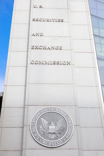 Us Securities Exchange Commission Headquarters Seen Editorial Stock ...