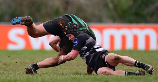 Joe Blyth Withycombe Rfc Tackled By Editorial Stock Photo - Stock Image ...
