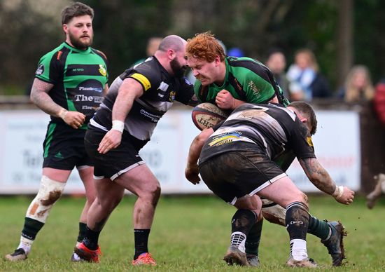 Mike Richards Withycombe Rfc Tackled By Editorial Stock Photo - Stock ...