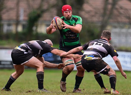 Mike Richards Withycombe Rfc Tackled By Editorial Stock Photo - Stock ...