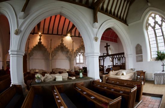 Aldworth Giants Simple Tiny Church St Editorial Stock Photo - Stock ...