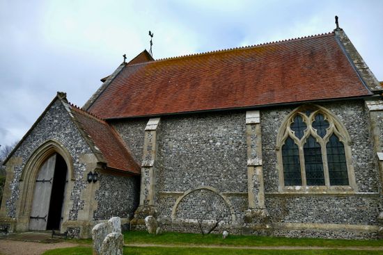St Marys Church Aldworth Giants Simple Editorial Stock Photo - Stock ...