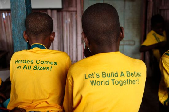 Students Mawumadoka Orphans Less Privileged School Editorial Stock ...