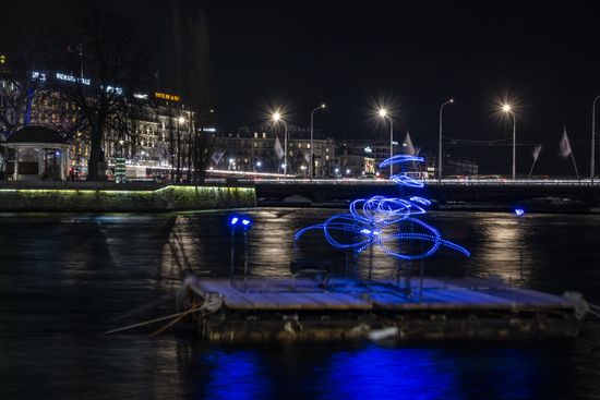 New Installation Tranquil By Remi Brun Editorial Stock Photo - Stock ...