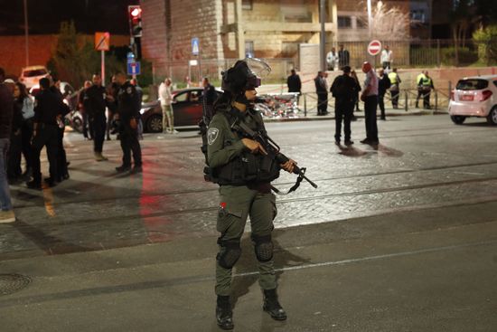 Security Forces Guard Scene Shooting Synagogue Editorial Stock Photo ...