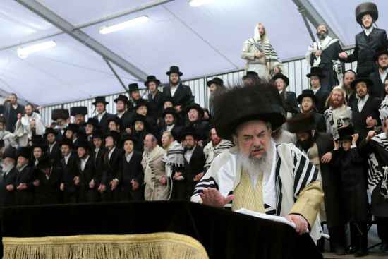 Orthodox Hasidic Jews Meet Celebrate Birthday Editorial Stock Photo ...
